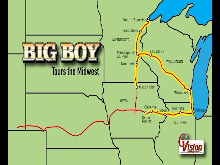 Big Boy Tours the Midwest – American Train Video Reviews
