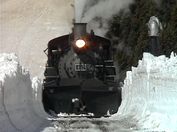 Steam Rotary Snow Plow OY – American Train Video Reviews